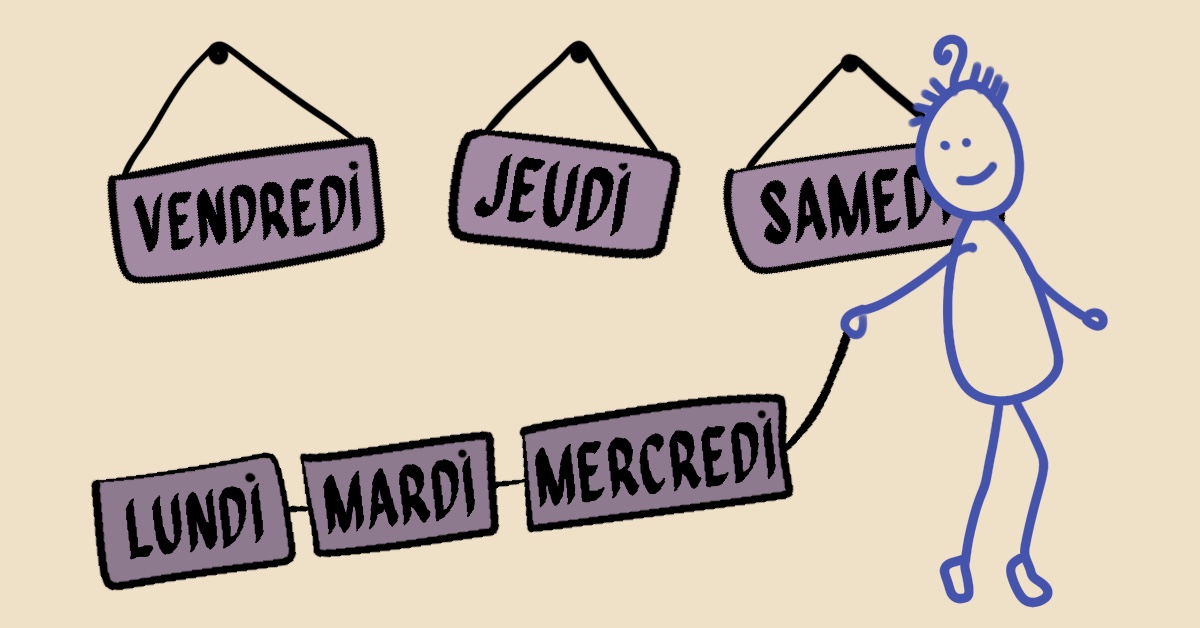 Les jours de la semaine, le mois et l'année - AutismEnJeux